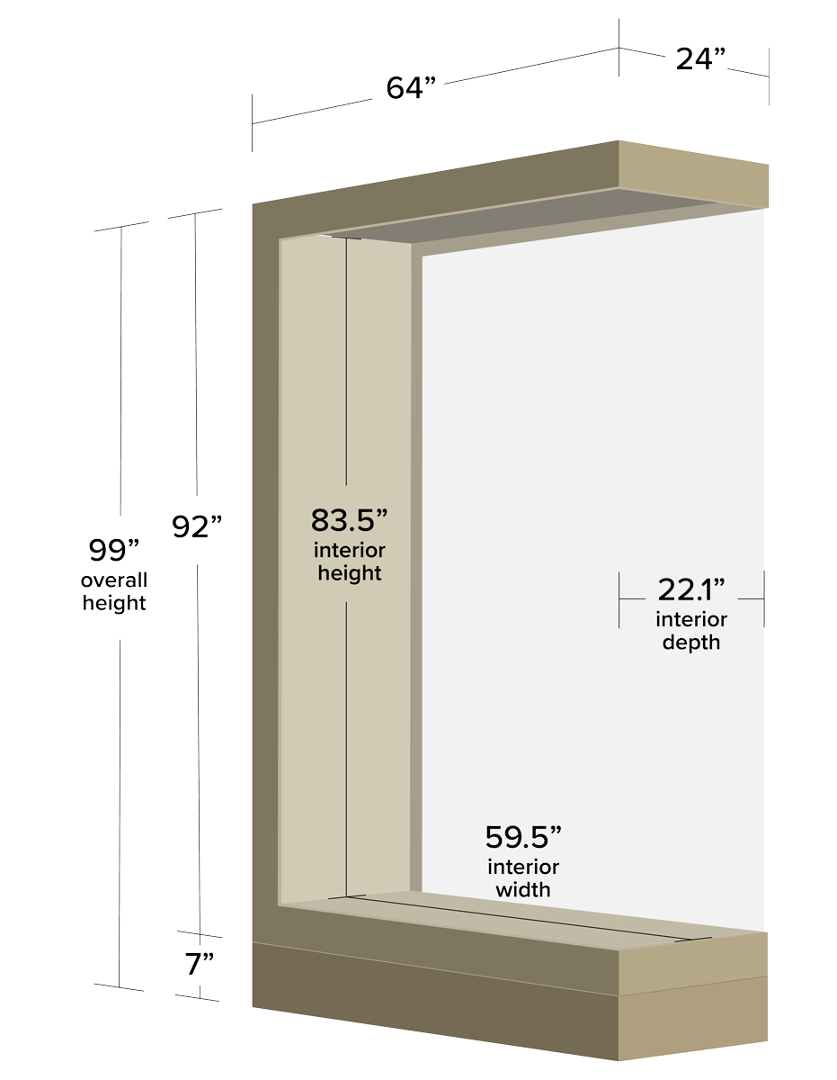 Three Window Cuesta Showcase - Upland Exhibits