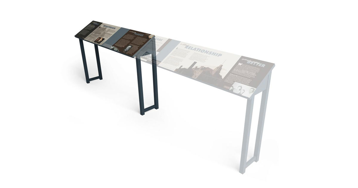 Upland Modular Reader Rails - Upland Exhibits